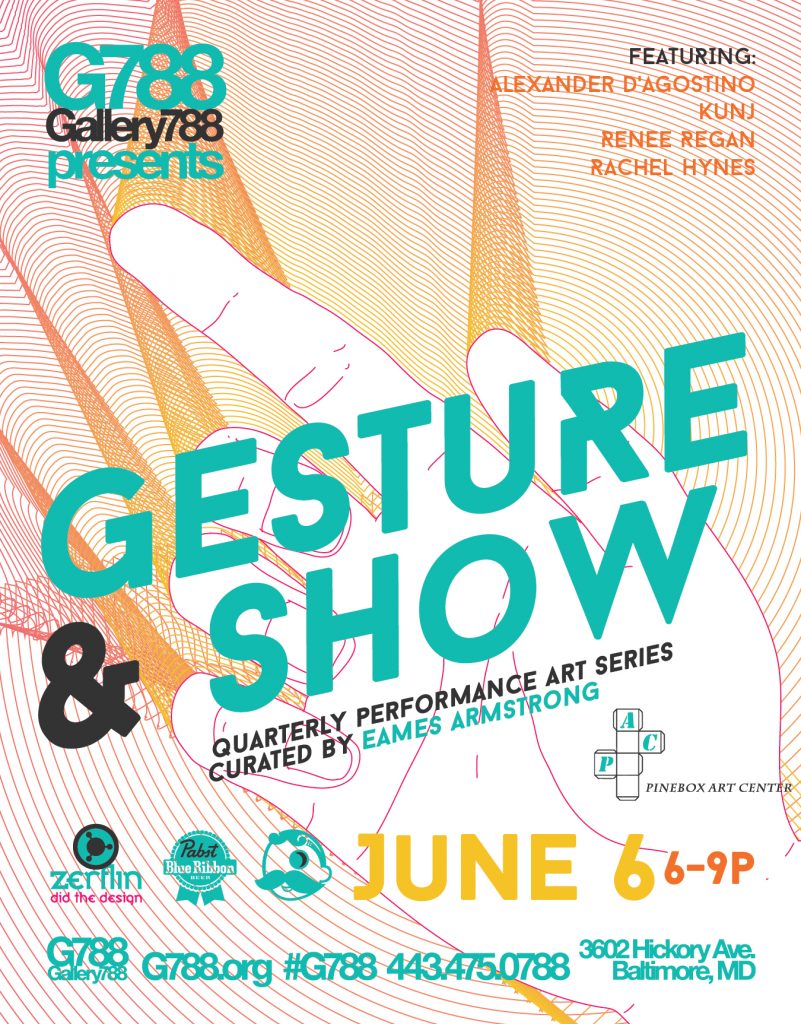 Gallery 788 Gesture & Show Poster - Zerflin